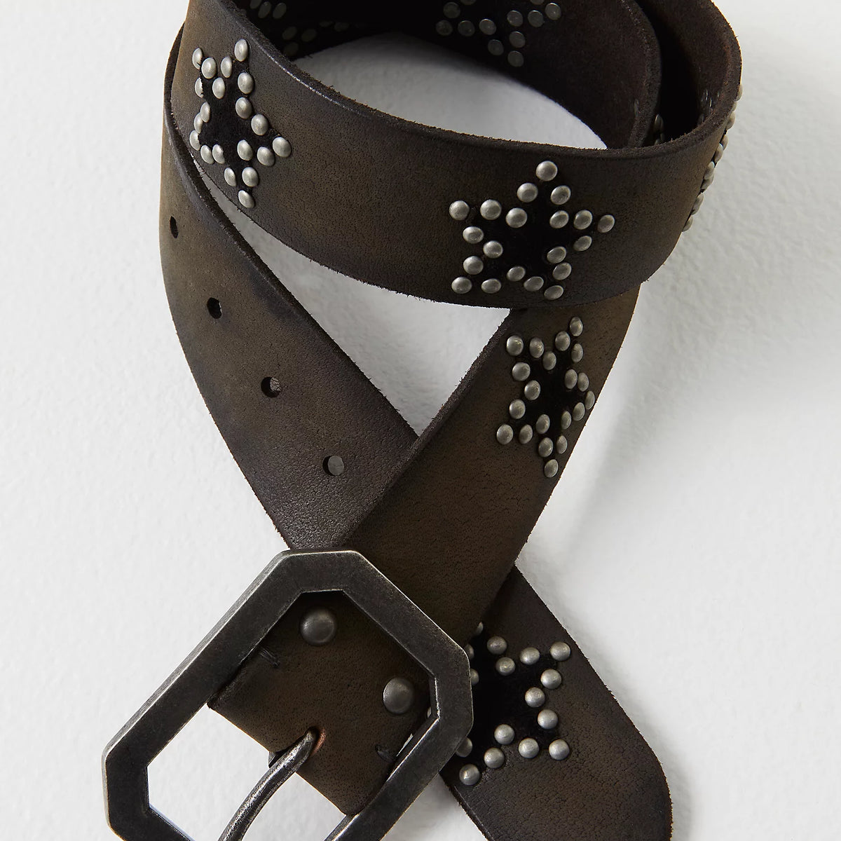 Free People Starcrossed Studded Belt - Midnight Hour – msbankeny.com