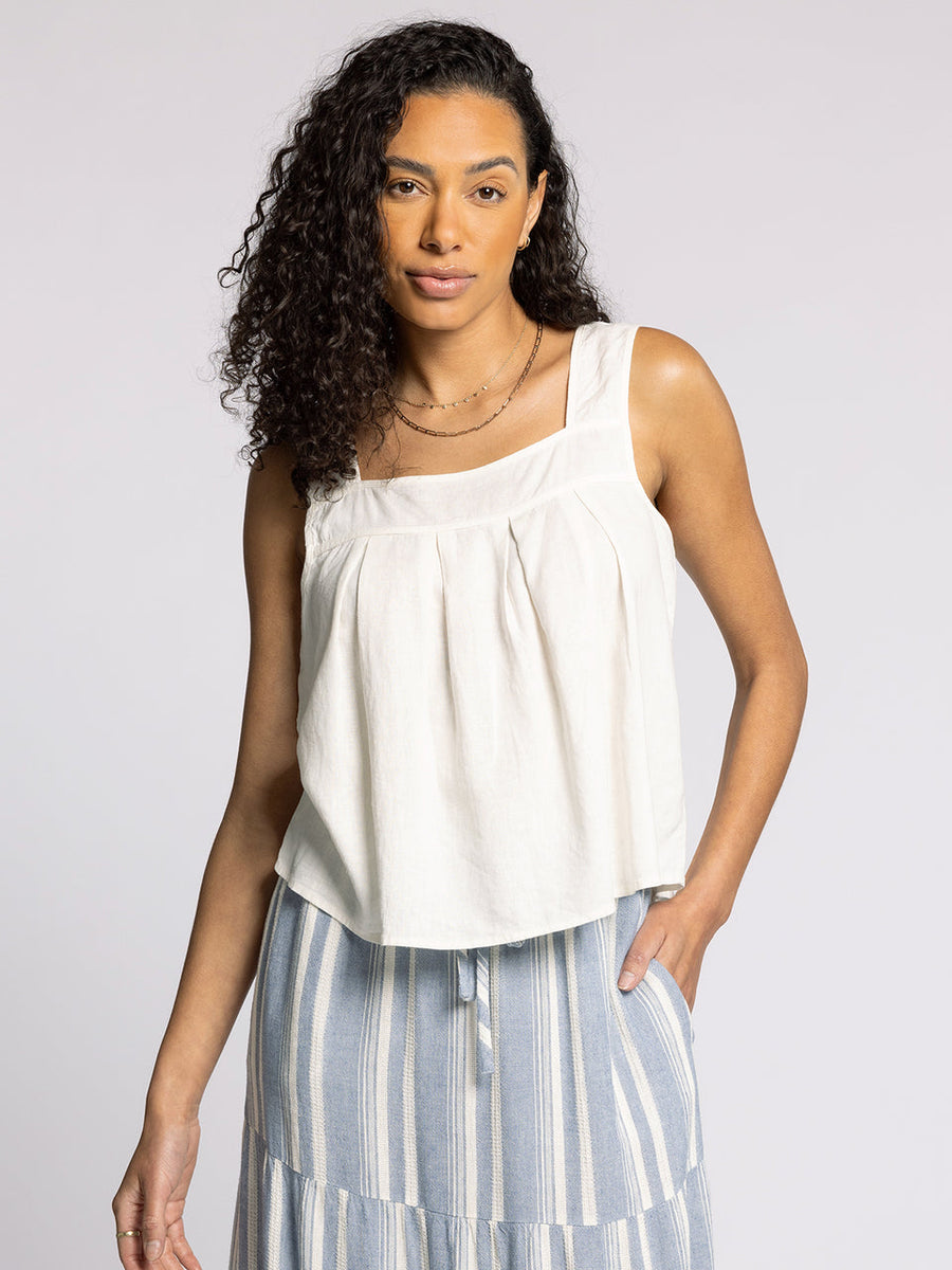 Thread & Supply Lydia Tank - Red/Navy – mainstreamboutique-ankeny